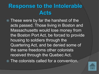 Causes for American Revolution | PPT