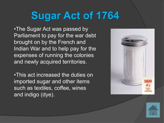 Causes for American Revolution | PPTX