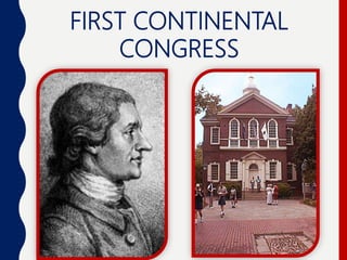 Causes of the American Revolution 1770-1774 | PPT