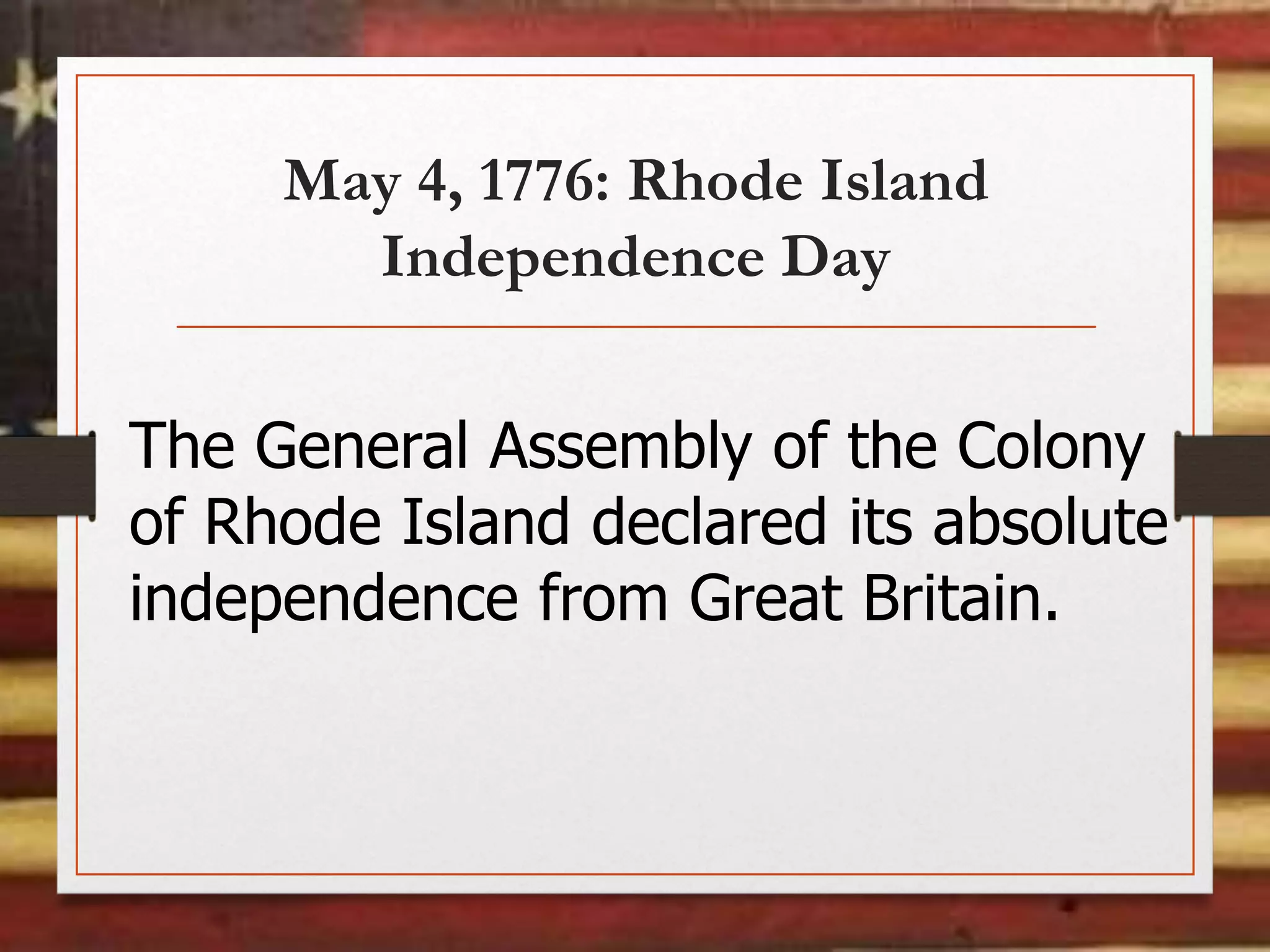 Causes of American Revolution 1774-1776 | PPT | Free Download