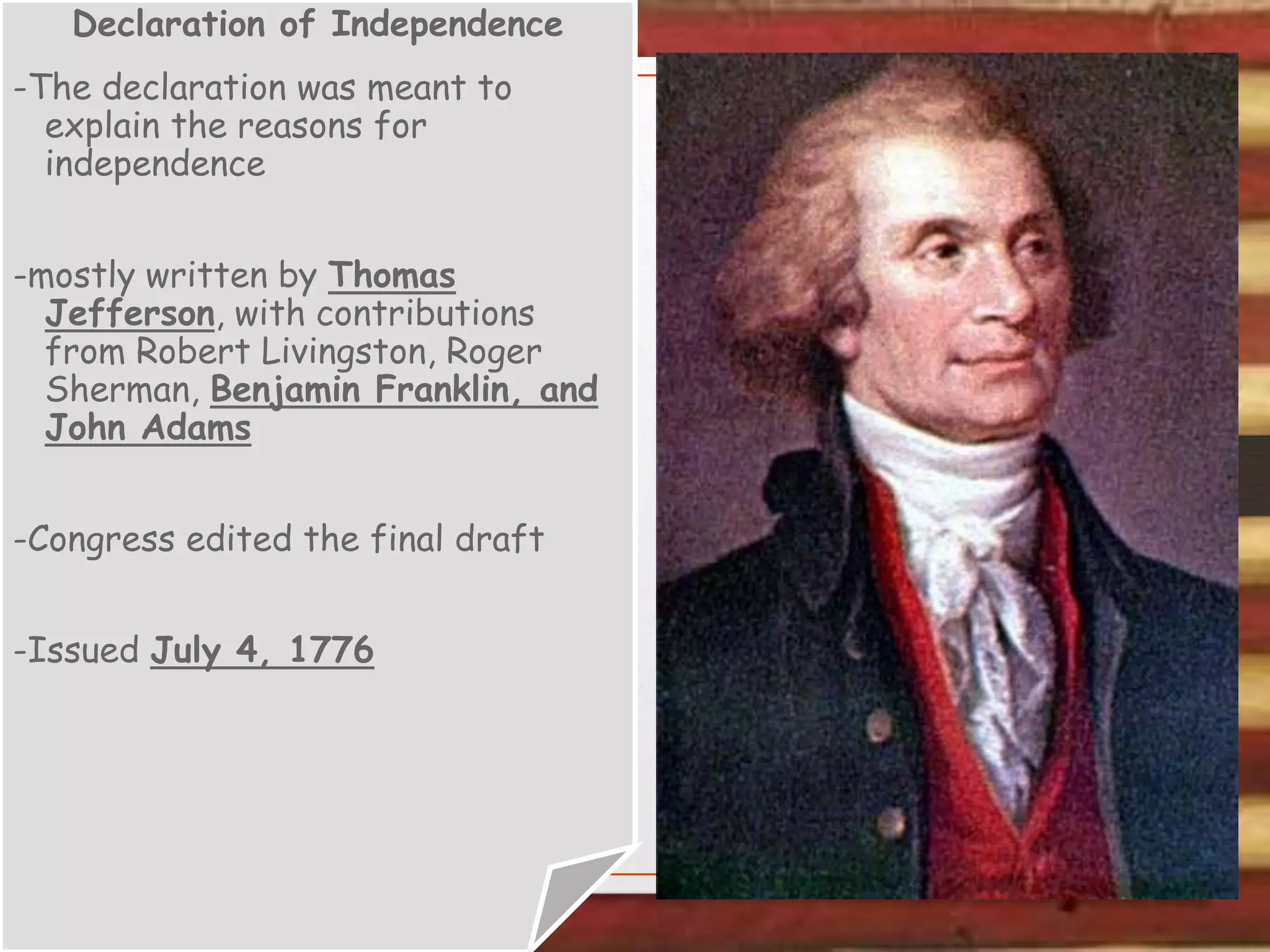 Causes of American Revolution 1774-1776 | PPT | Free Download