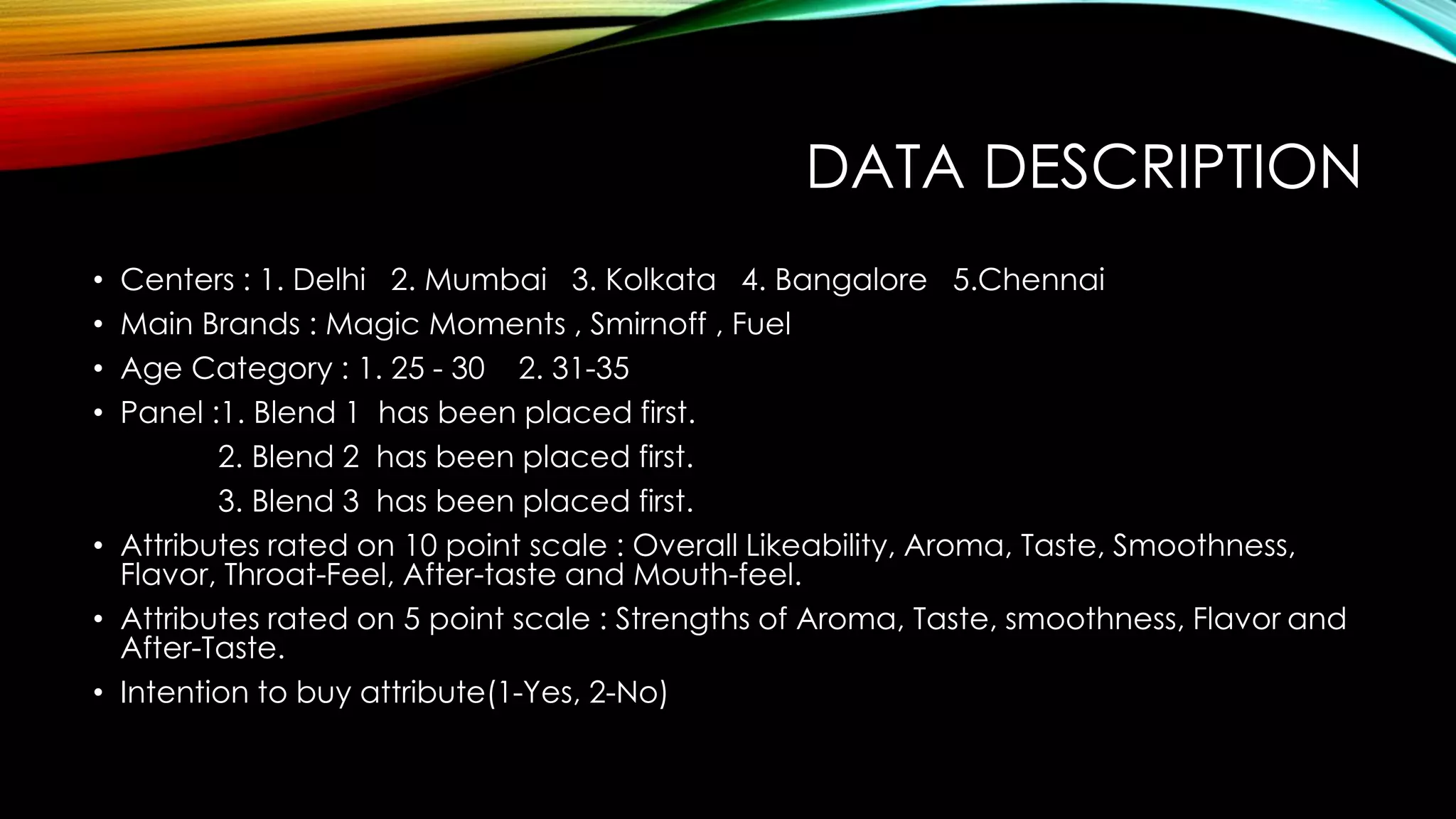Blind Product Test - Data Analysis | PPT