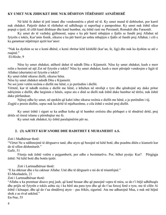 Amr halid shpresa në allahun | PDF