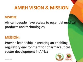 African Medicines Regulatory Harmonisation | PPTX