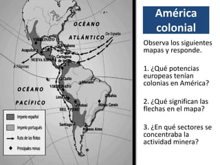 América colonial. territorio | PPTX