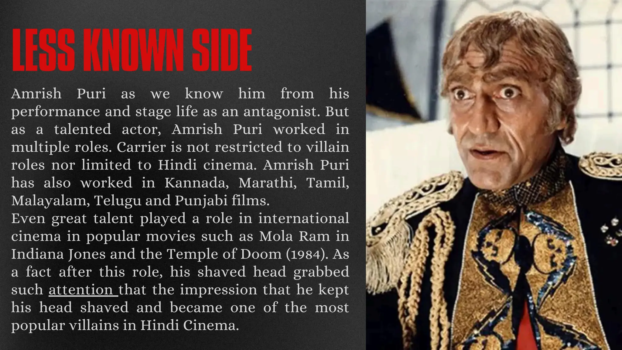 Amrish Puri – A Star but The Legendary Villain | PDF | Movies ...