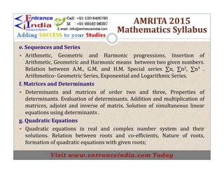 Amrita engg by entranceindia pdf | PDF