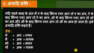 Sandhi ppt made by Amrita (Hindi of class 9 ) | PPTX