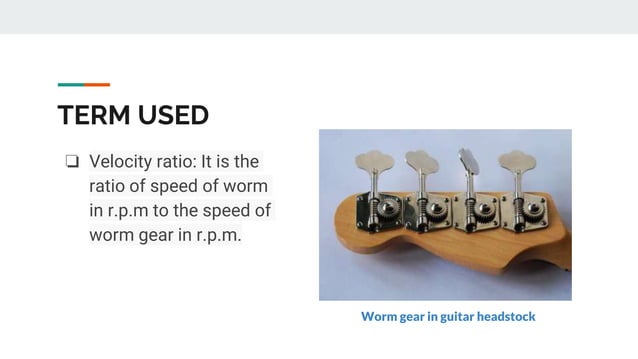 Worm Gear | PPT