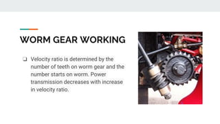 Worm Gear | PPTX