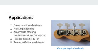 Worm Gear | PPTX