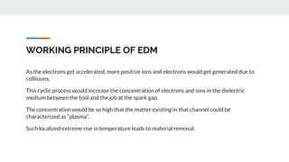 Electric Discharging Machine(EDM) | PPT