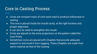 Casting Manufacturing Processes | PPTX