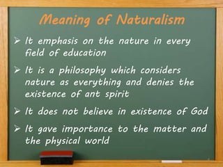 Naturalism | PPTX