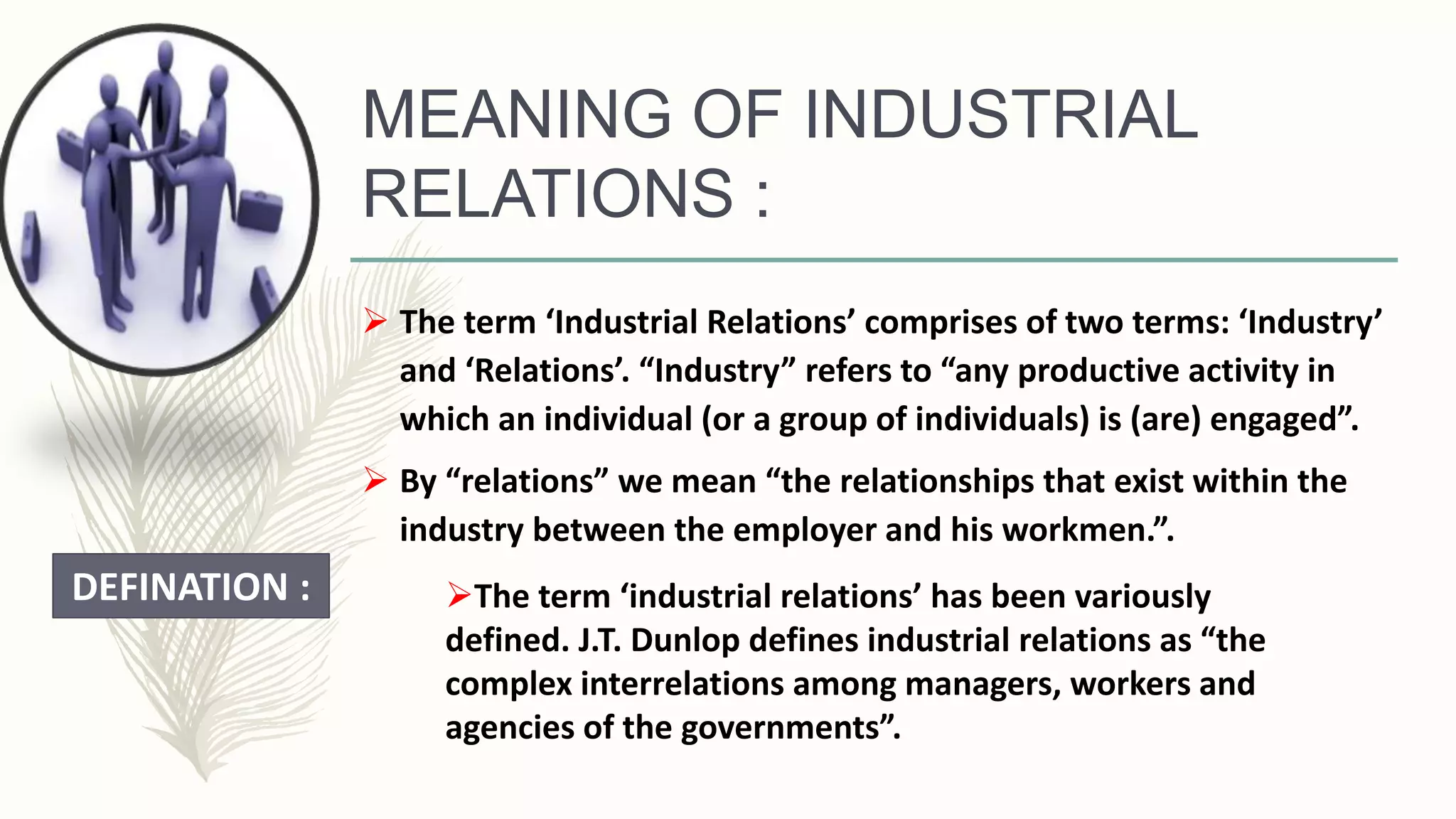 importances of state industrial relation , industrial relations | PPTX