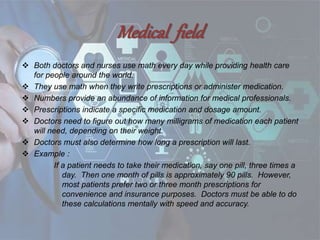 Applications of mathematics in real life | PPTX | Physics | Science