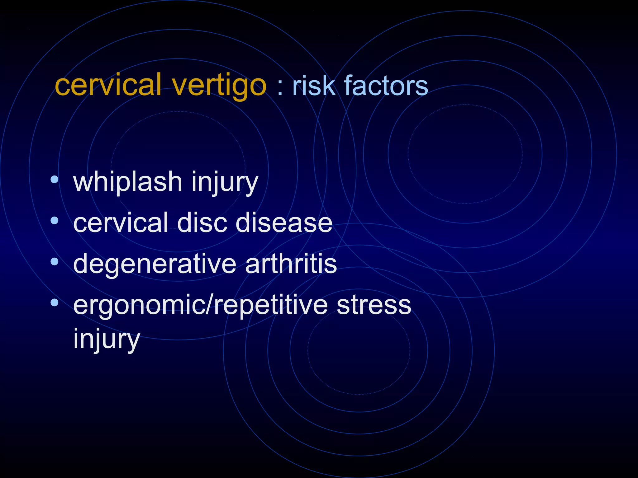 A Practical Approach to Assesment of Dizzy Patient | PPT