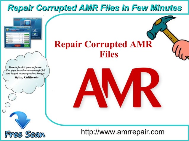 Methods to repair damaged or corrupted amr audio files | PPT