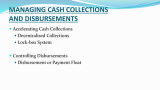 Amrutha menon cash management | PPTX