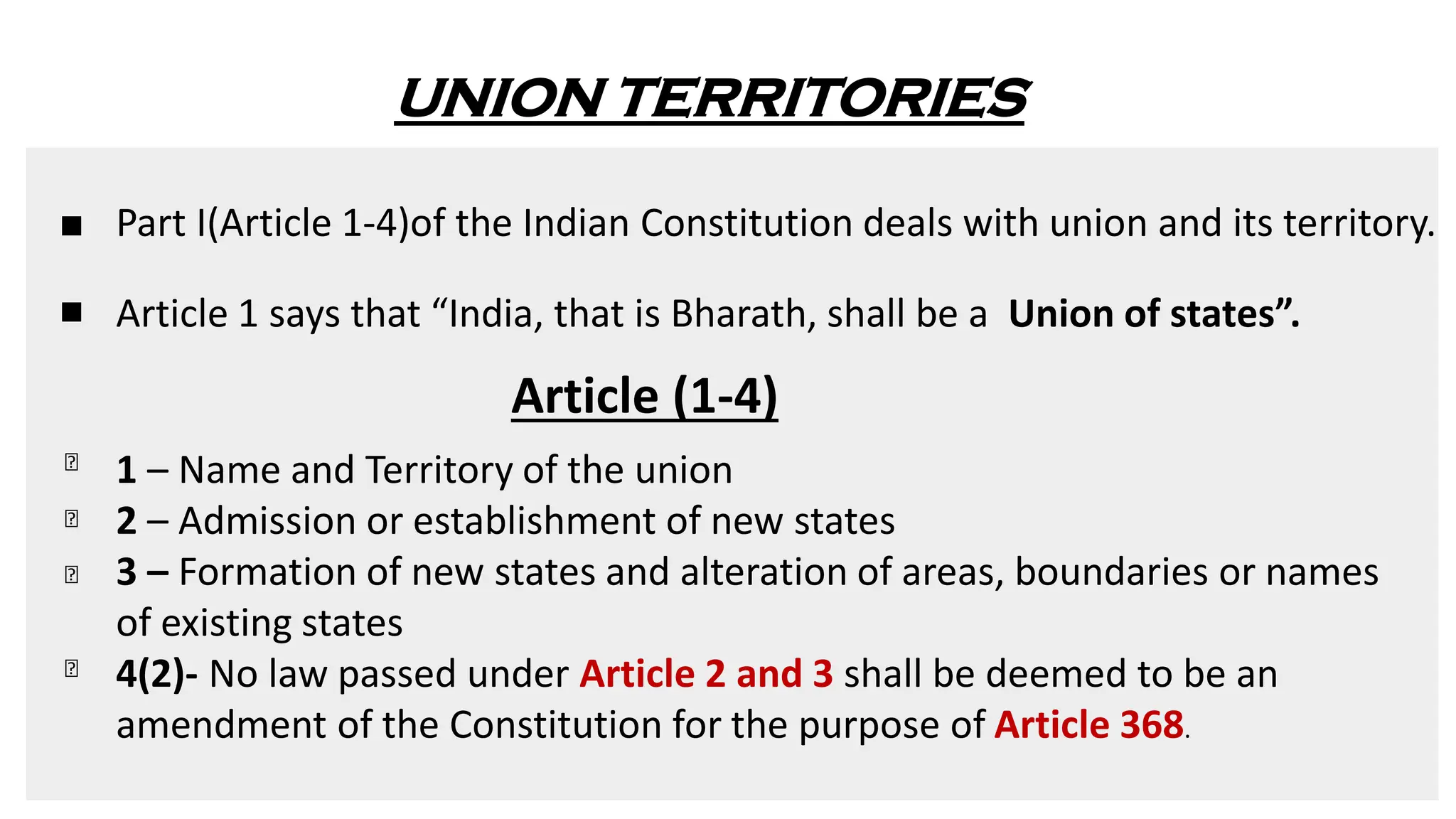 COI - Module - 4 - constitution of india mcn202 | PDF