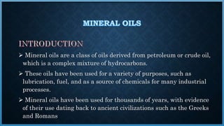 LUBRICATING OILS | PPTX