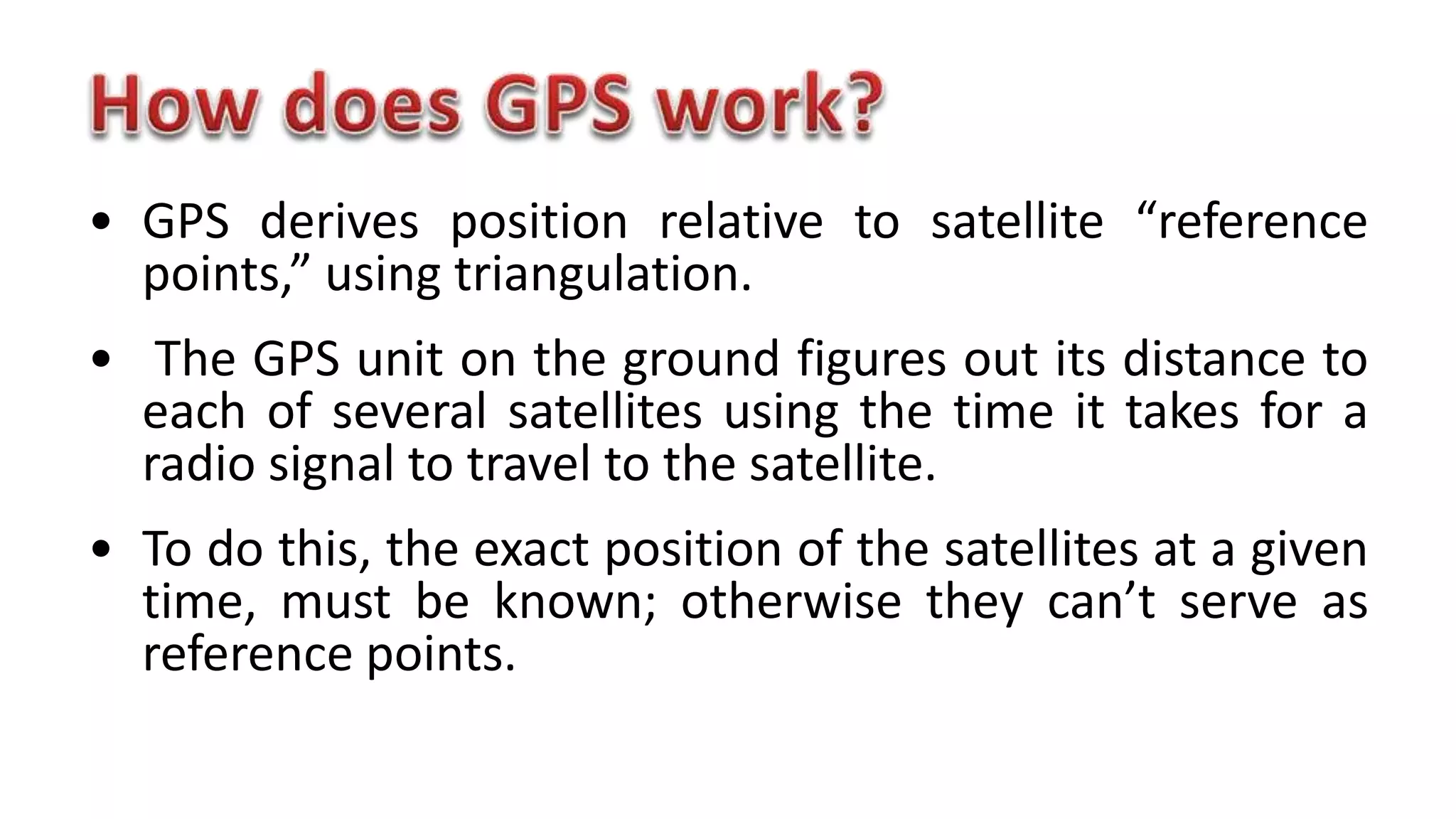 GPS & GIS | PPTX