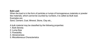 material handling and its classifications with principles. | PPTX