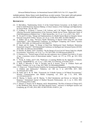 INTERNET OF THINGS BASED MODEL FOR IDENTIFYING PEDIATRIC EMERGENCY CASES | PDF