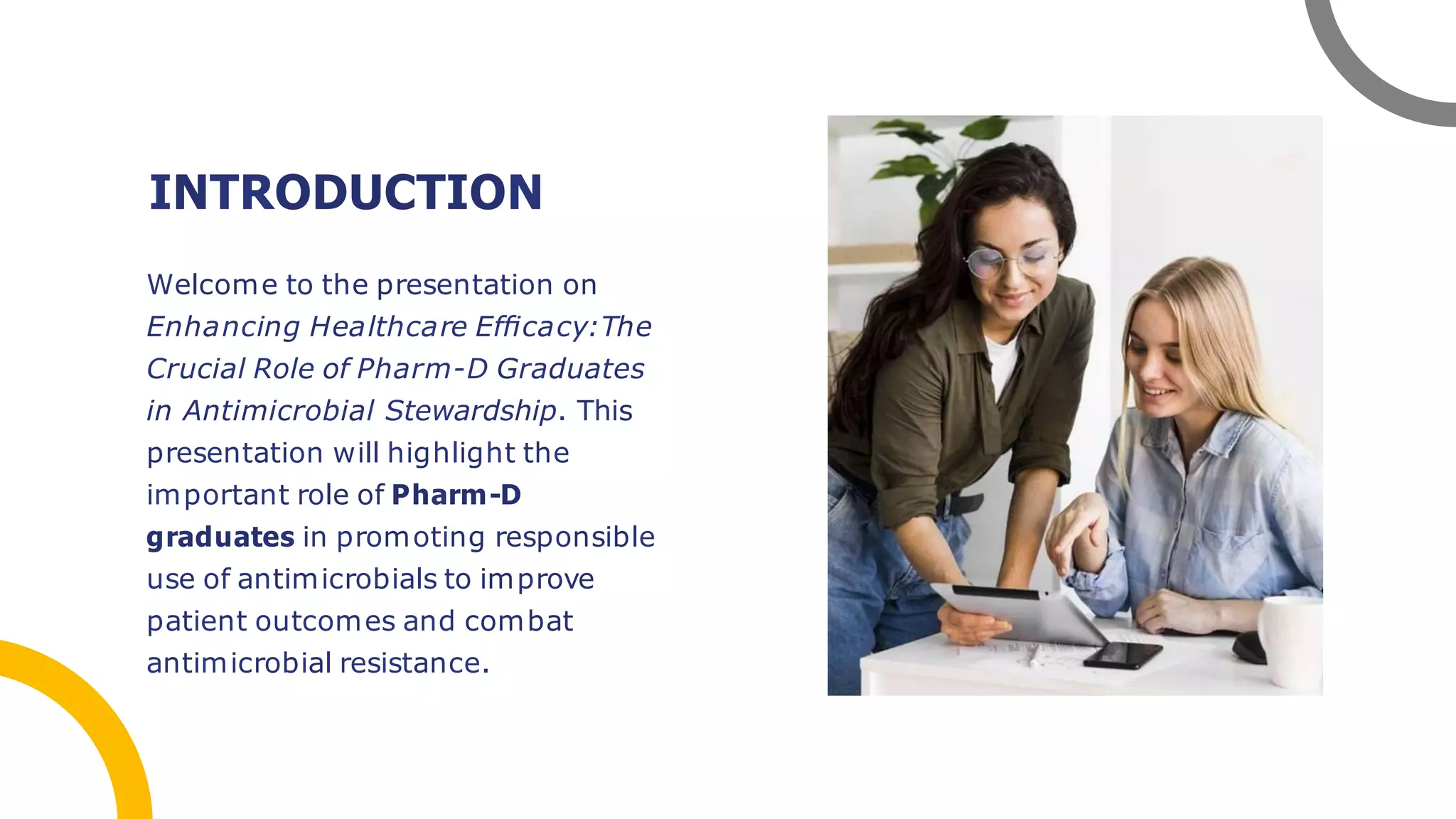 Antimicrobial stewardship program for Pharm-D | PPTX