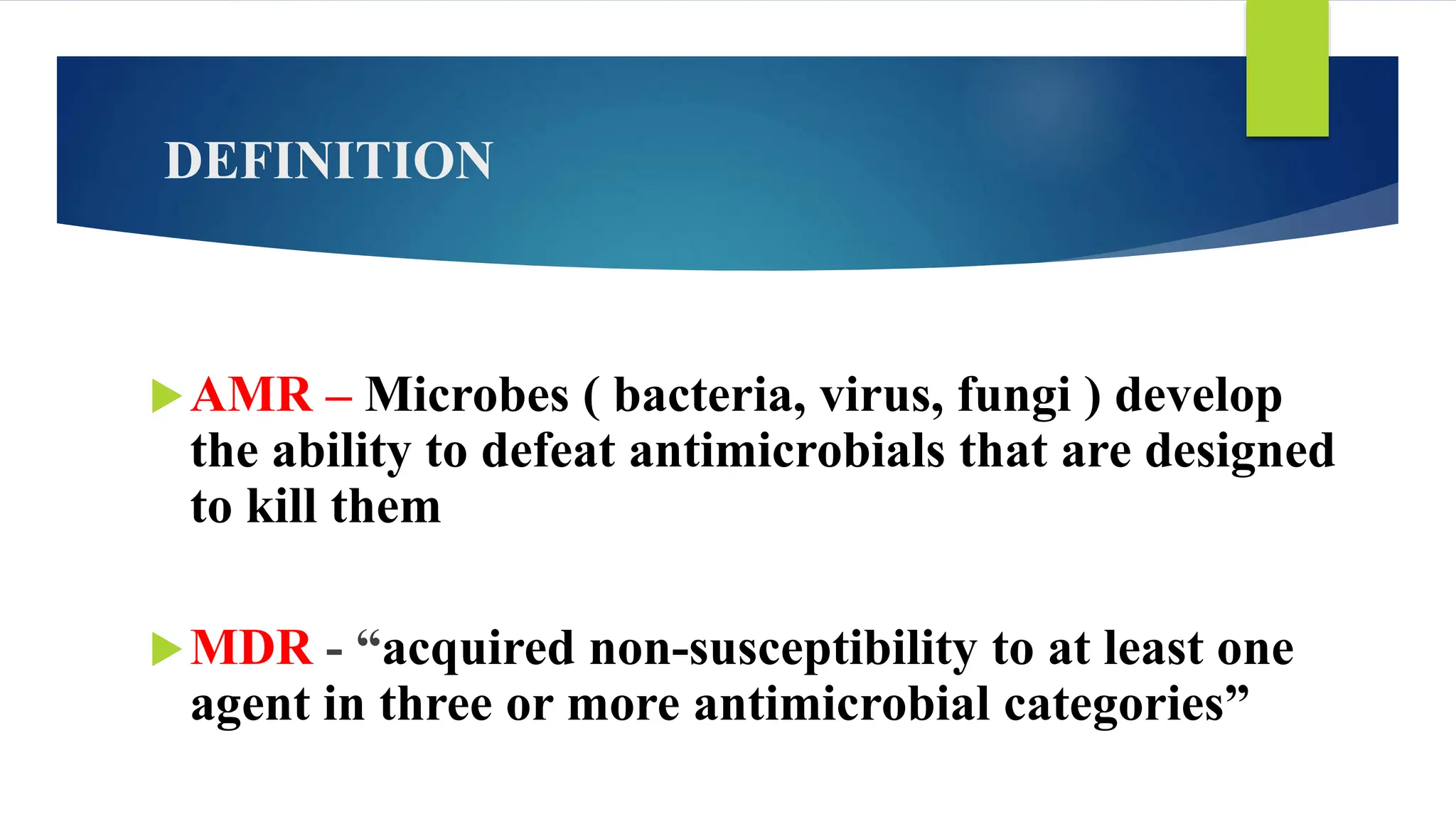antimicrobial resistance a silent pandemic | PPTX