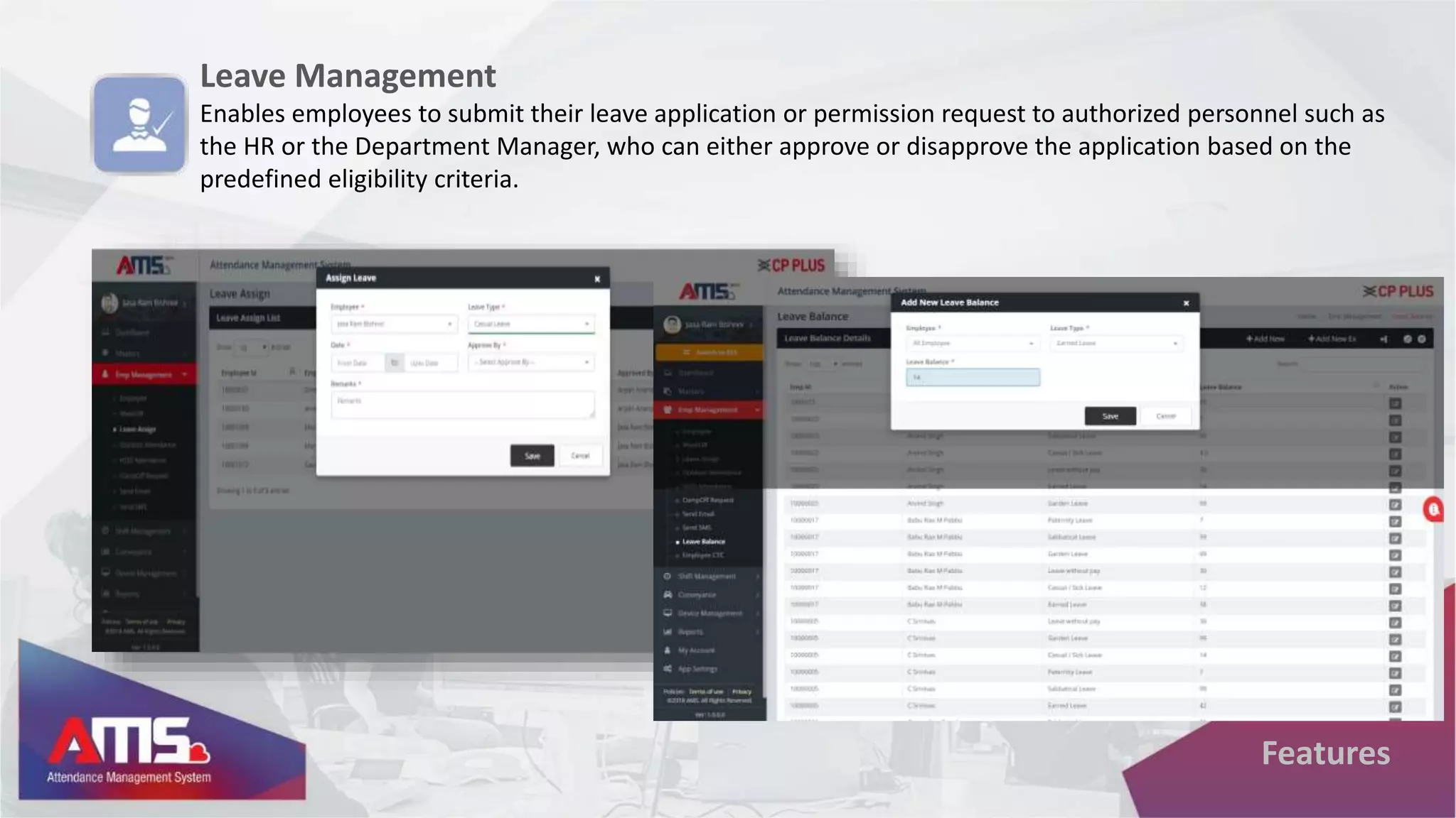 AMS- Attendance Management System | PPTX