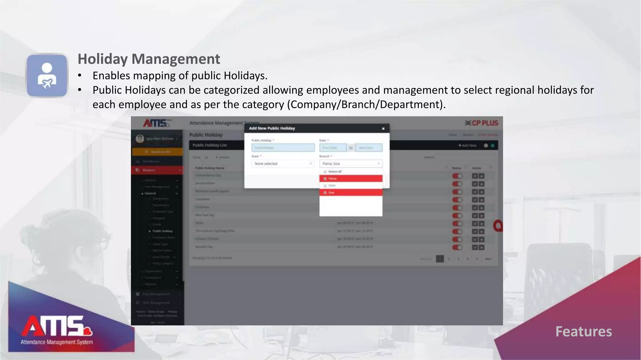 AMS- Attendance Management System | PPTX