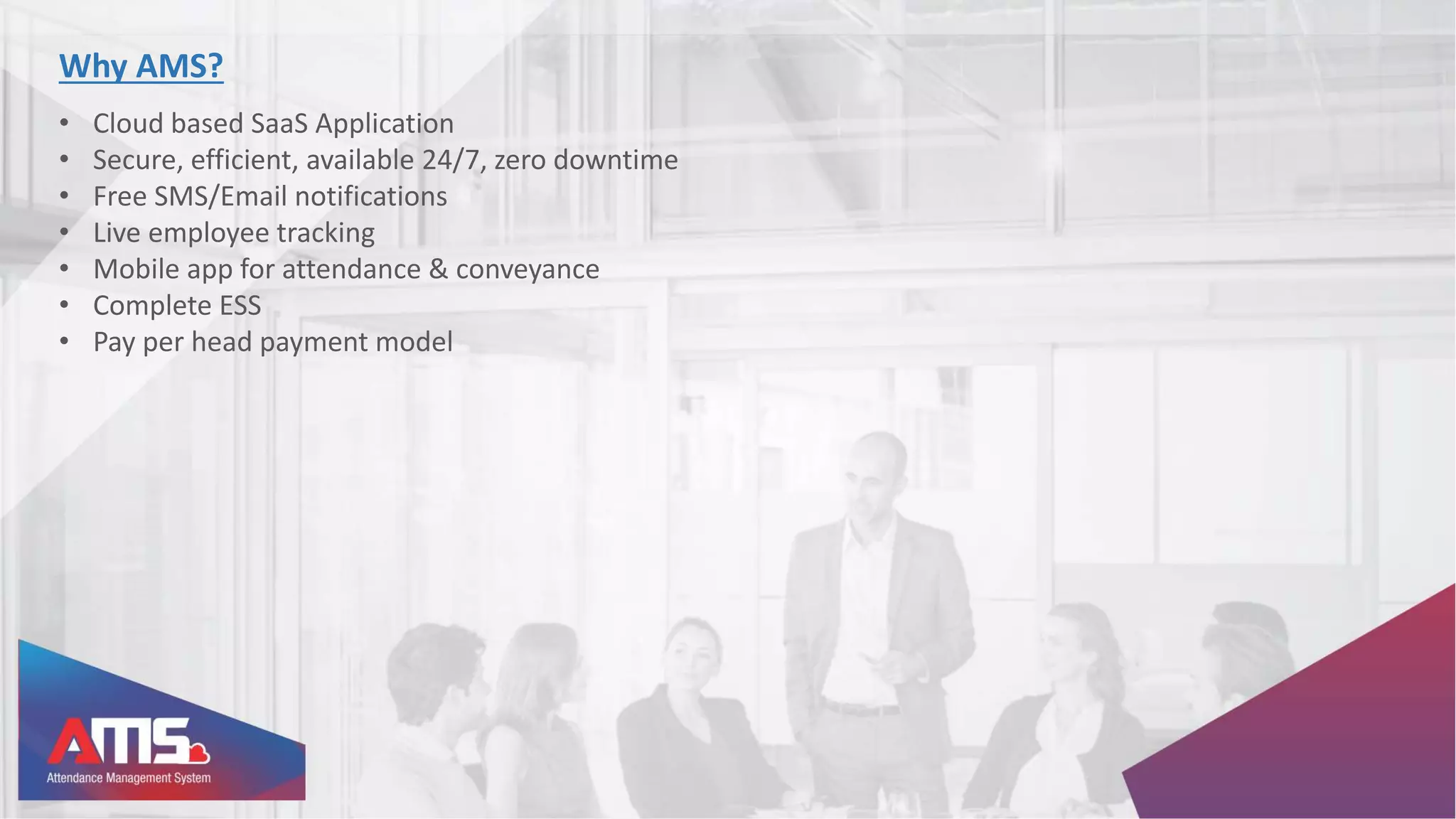 AMS- Attendance Management System | PPTX