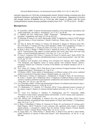 EVIDENCE OF POSTTRAUMATIC COAGULOPATHY IN CASE OF THE SEVERE COMBINED ...