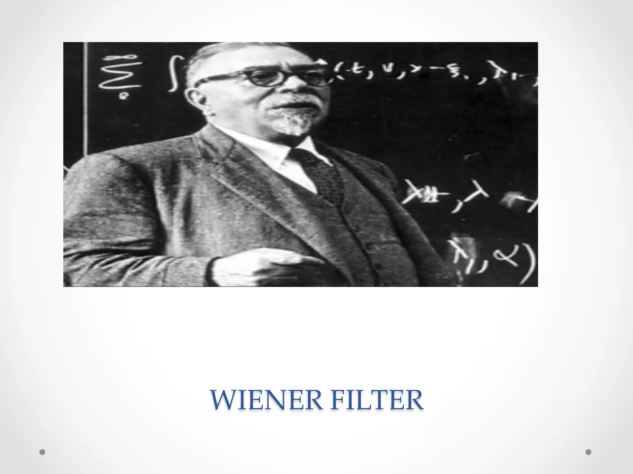 Wiener Filter | PDF
