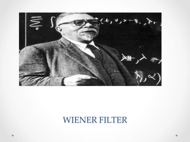 Wiener Filter | PDF | Photo Editing Software | Computer Software and ...