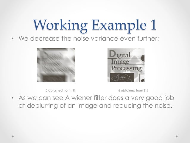 Wiener Filter | PDF | Photo Editing Software | Computer Software and ...