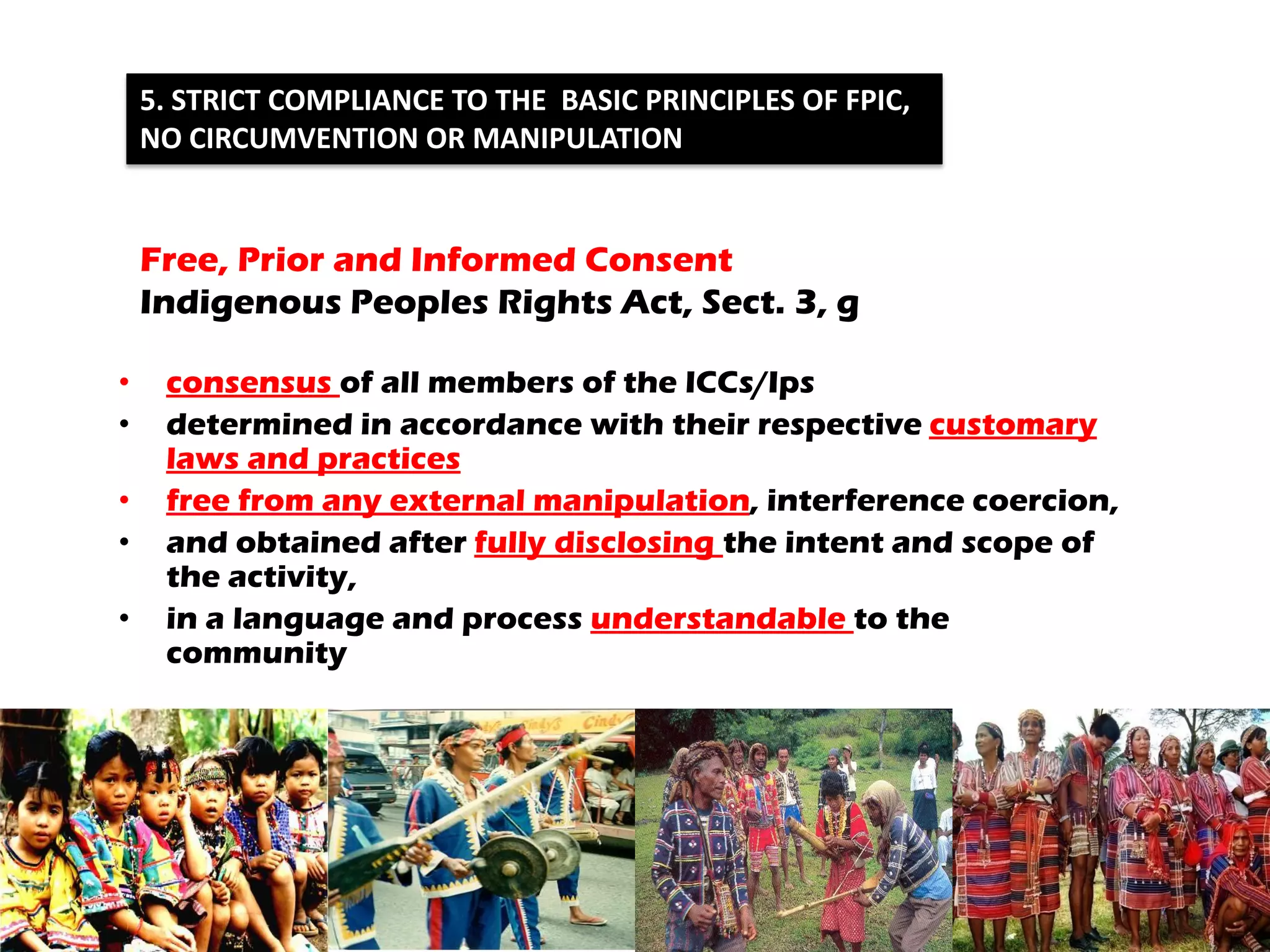 Community Perspective on Free Prior and Informed Consent (FPIC) | PDF