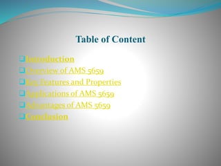 AMS 5659: A Versatile Stainless Steel Alloy for High-Performance ...