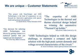 AMS Technologies Company Presentation | PDF