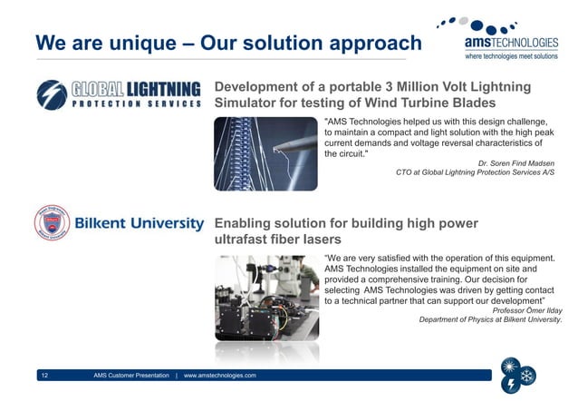 AMS Technologies Company Presentation | PDF