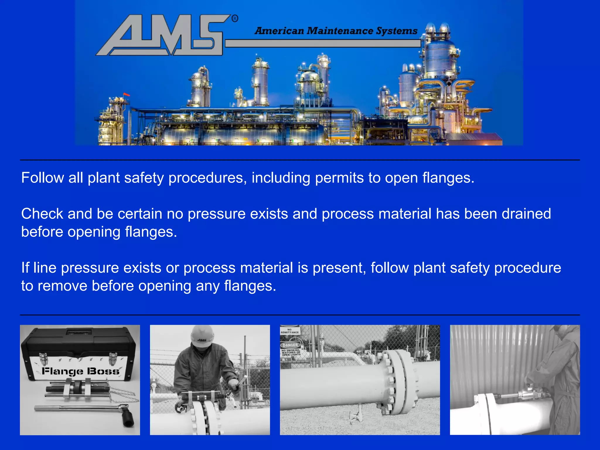 AMS® FLANGE BOSS™ Procedures | PDF