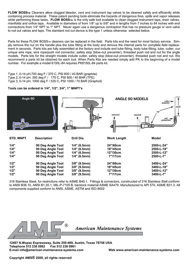 AMS® FLOW BOSS™ Brochure | PDF