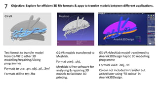 DISTANCE Project: Ann Marie Shillito's explorations in VR and 3D creativity | PPT
