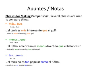Phrases for Making Comparisons | PPTX