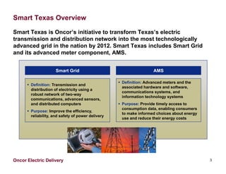 Oncor AMS to IBM Innovation Cafe Nov 2009 | PDF