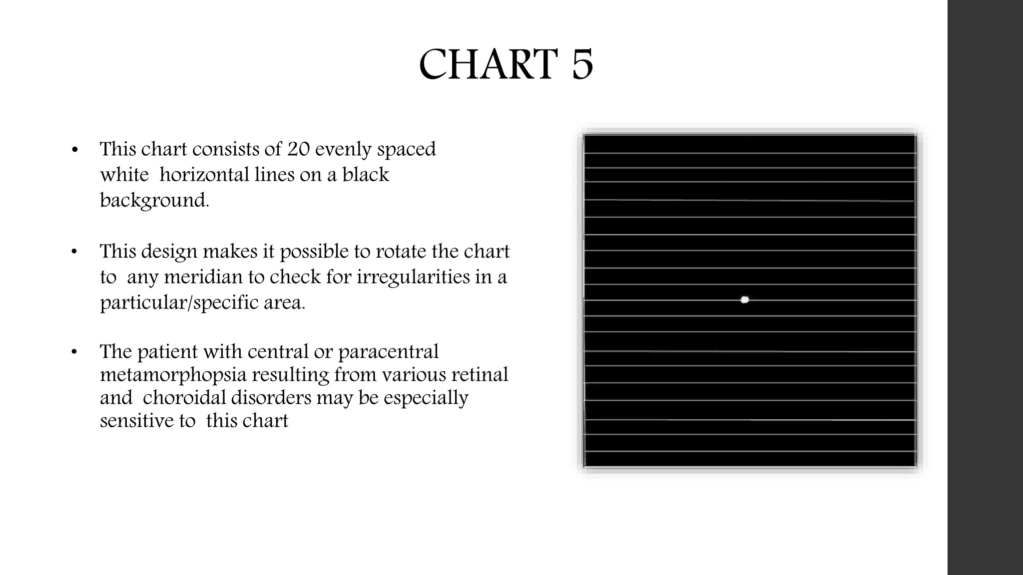 Amsler grid chart | PPTX