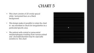 Amsler grid chart | PPTX