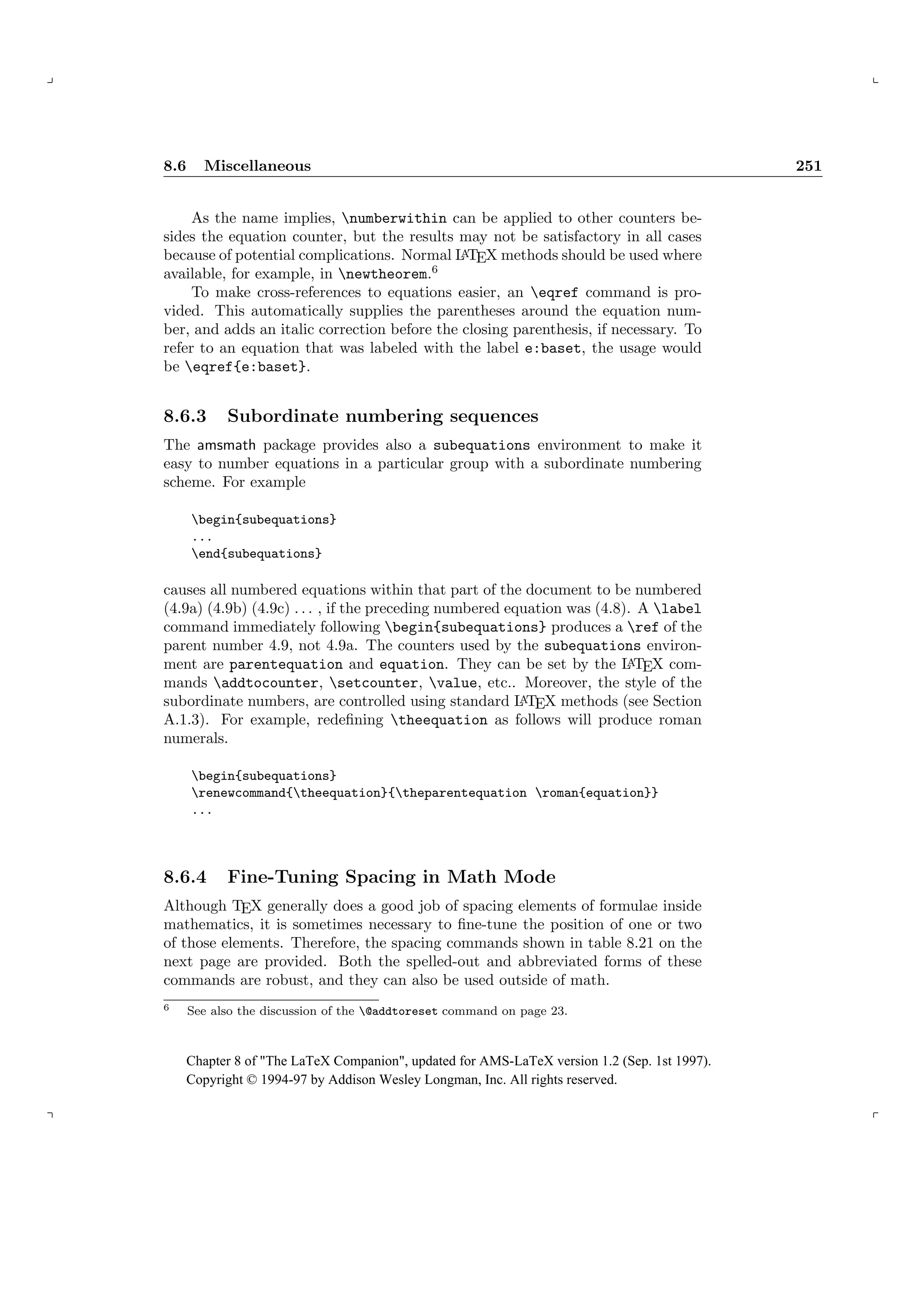 Ams latex higher mathematics | PDF