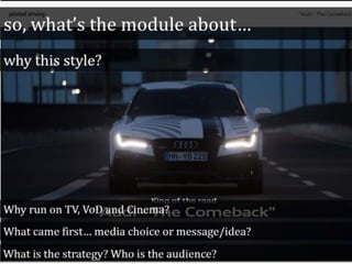 Advertising Media Strategy Lecture One... | PPT